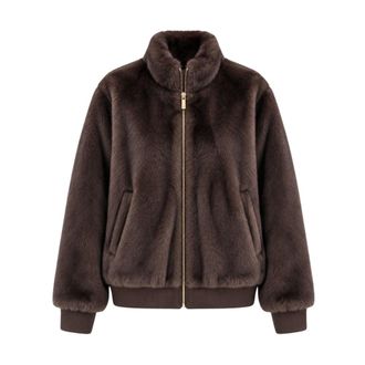 Marella Emmpatio Bomber - Femme - Vestes - Brun - Taille: 36 FR