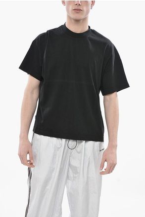 BONSAI ANTONIA Solid Crewneck T-Shirt with Contrast Print size S