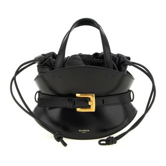 Balmain Sac Mini Shuffle - Femme - Sacs - Noir - Taille: ONE Size