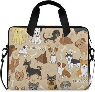 Alaza Sac pour ordinateur portable de 40,6 &agrave; 15,6 pouces, sac &agrave; bandouli&egrave;re pour ordinateur portable de 40,6 &agrave; 15,6 pouces, sac fourre-tout pour femme, homm