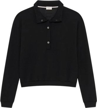 Repetto Femme, Sweatshirts et sweats &agrave; capuche, Noir, Taille: 40 FR SweaT-shirt &agrave; col montant