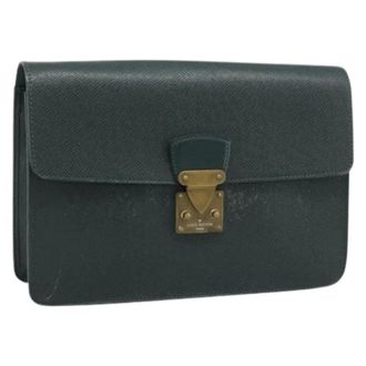 Louis Vuitton Sacoche en cuir Taiga Pre-owned - Femme - Pre-owned - Vert - Taille: ONE Size