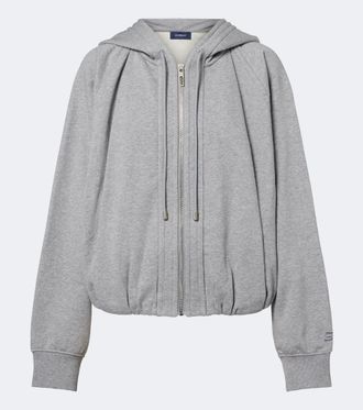 Sportmax Sweat-shirt &agrave; capuche en coton m&eacute;lang&eacute;