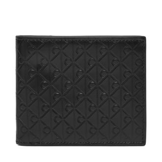 Calvin Klein Kreditkartenetui Calvin Klein Embossed Emblem Billfold W/ Coin LV04D1129G Schwarz