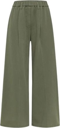 Forte_Forte Femme, Pantalons, Vert, Taille: 40 FR Pantalon en Herg&eacute;