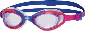 Zoggs Unisex Kinder Sonic Air Junior mit UV-Schutz und Anti-Beschlag-Schwimmbrille, Schwimmbrille, pink/violett, 6-14 Jahre
