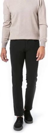 Pierre Cardin Herren Hose schwarz Mikrofaser