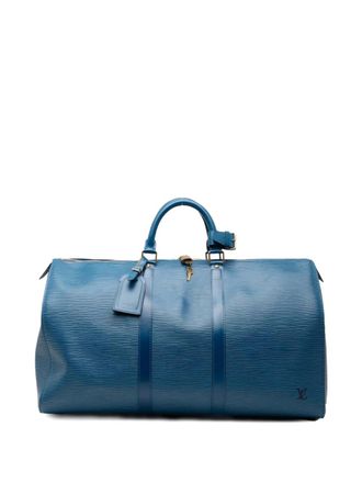 Louis Vuitton 1994 Epi Keepall 50 travel bag - Bleu