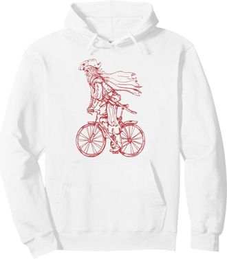 Seembo Pirat Radfahren Fahrrad Lustig Radfahrer Biker Reitrad Pullover Hoodie