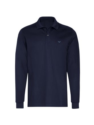Trigema Langarm Poloshirt mit Armbündchen