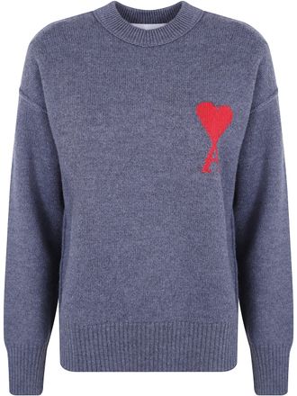 Ami Sweatshirt Crewneck Quota Ami De Coeur