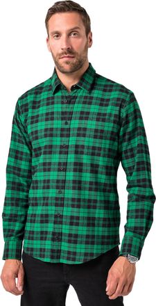 JP1880 Herren gro&szlig;e Gr&ouml;&szlig;en &Uuml;bergr&ouml;&szlig;en Menswear L-8XL Hemd, Kent, MF, Karo, 1/1