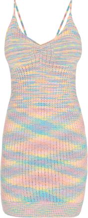 Mymo Kleid Frauen gelb mehrfarbig