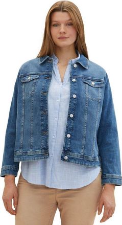 Tom Tailor Jeansjacke mit Knopfleiste und Stretch