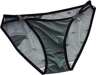 Generic Culotte sans Couture Femme Culotte Femme sans Couture Culotte Femme De Classique Triangle Unie Seamless Crotch Pur Taille Basse Brillant Sexy Confort 