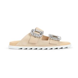 Roger Vivier Elegante Nude Sandalen f&uuml;r Frauen - - Shoes - Damen - Beige - 39 EU