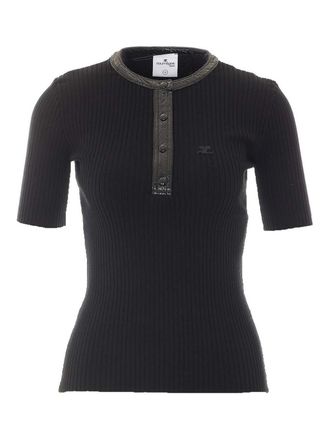 Courr&egrave;ges T-Shirt - Noir