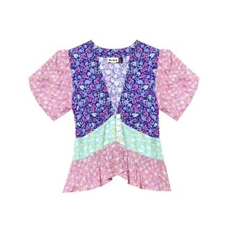 Rixo Top abotonado Reine - - Blouses & Shirts - Damen - Mehrfarbig - M