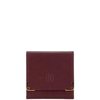 Cartier Pre-owned Leder Portemonnaies - - Pre-owned - Damen - Rot - ONE SIZE