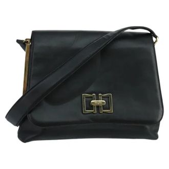 Ferragamo Pre-owned Leder Schultertasche - - Pre-owned - Damen - Schwarzk - ONE SIZE