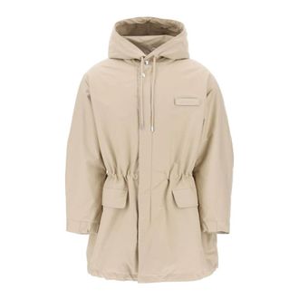 Jacquemus Gef&uuml;tterter Parka The Brown - - Jackets - Herren - Beige - M