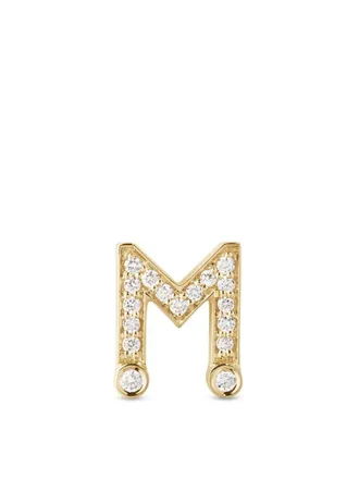 Sophie Bille Brahe puce doreille Petite M en or 18ct