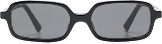 Miu Miu Eyewear lunettes de soleil à monture rectangulaire - Noir