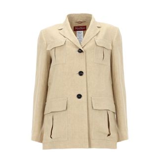 Max Mara Damen, Jacken, Beige, MGr&ouml;&szlig;e