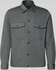 Marc O'Polo Regular Fit Hemdjacke aus Baumwoll-Mix