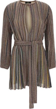 Missoni Robe Au Genou - Multicolore