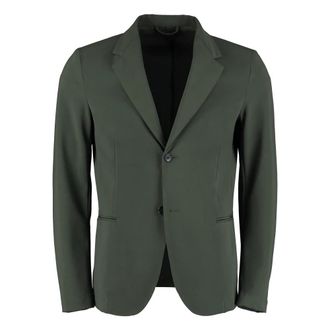 THE (ALPHABET) Einreihiger Zwei-Knopf-Blazer - - Jackets - Herren - Gr&uuml;n - L