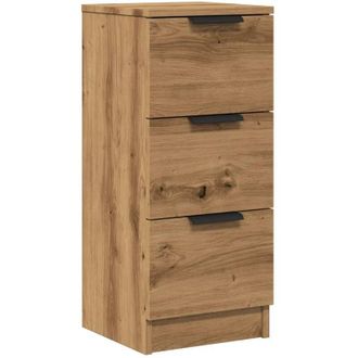 vidaXL Buffet ch&ecirc;ne artisanal 30x30x70 cm bois ding&eacute;nierie - Vidaxl