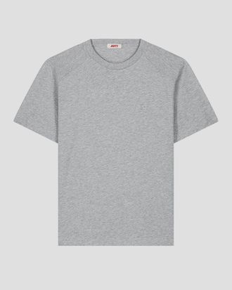 Jott T-shirt col rond homme en coton Gris chin&eacute; Pedro - Taille XXL