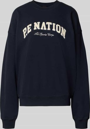 P.E Nation Relaxed Fit Sweatshirt mit Rundhalsausschnitt