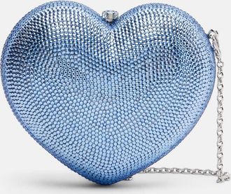 Judith Leiber Clutch LAmour Petit Coeur mit Kristallen