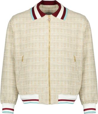 Dr&ocirc;le de Monsieur Homme, Vestes, Beige, Taille: S Trackjacket Tweed
