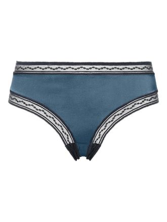 Eres string R&ecirc;veur bord&eacute; de dentelle - Bleu