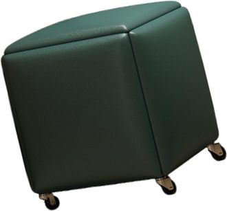 Generic Mehrzweck-Sitz/Tritthocker, stapelbare Hocker mit Rollen, Fu&szlig;hocker-Schminkstuhl, for Balkon, Innenhof, B&uuml;ro, Schlafzimmer(Color 1,45x45x46cm)