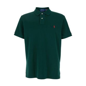 Polo Ralph Lauren Homme, Tops, Vert, Taille: S Polo vert avec d&eacute;tail de poney