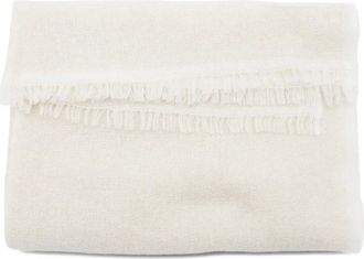 Fabiana Filippi fringed scarf - Nude