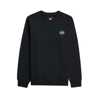 G-Star Homme, Sweatshirts et sweats &agrave; capuche, Noir, Taille: S Logo Sweater