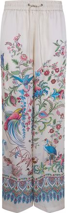 Etro Wide Leg Printed Trousers