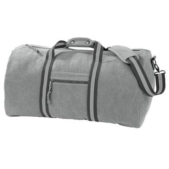 Quadra Segeltuch-Tasche / Reisetasche, 45 l Einheitsgr&ouml;&szlig;e,Vintage Hellgrau