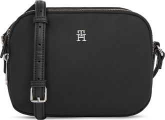 Tommy Hilfiger Handtasche Tommy Hilfiger Poppy Th Crossover AW0AW15638 Schwarz