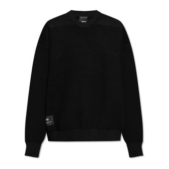 Yohji Yamamoto Homme, Pulls, Noir, Taille: XL Pull côtelé
