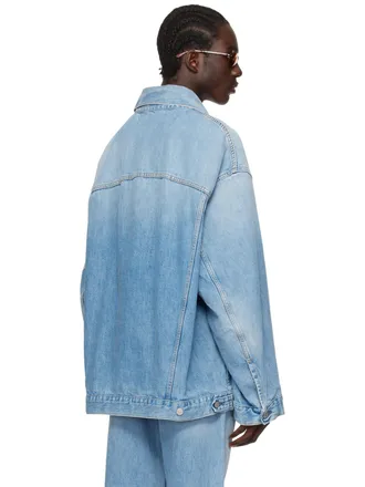 Acne Studios Oversize Denim Jacket - Blue