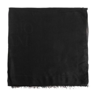Emporio Armani Homme, Accessoires, Noir, Taille: ONE Size &Eacute;charpe &agrave; Bords Franches