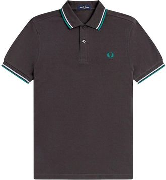Fred Perry Homme, Tops, Brun, Taille: S Polo Chemises