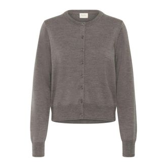 Part Two Falcon Melange Strickpullover - - Knitwear - Damen - Grau - L