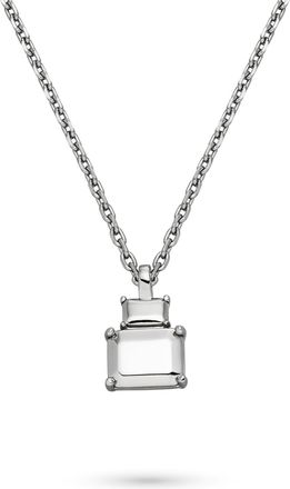 Liebeskind BERLIN Necklace - Halskette aus Edelstahl - Silber - Ankerkette verstellbar bis 47 cm - wasserfest & hautfreundlich